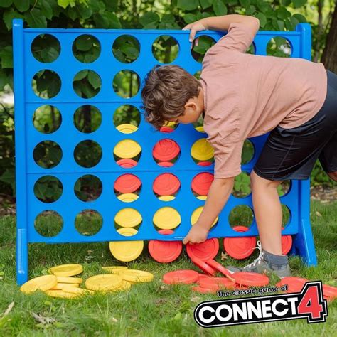 Giant Connect 4 Hasbros Original Connect4 Game Super Sized 465