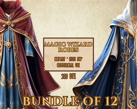 Wizard Robe Clipart
