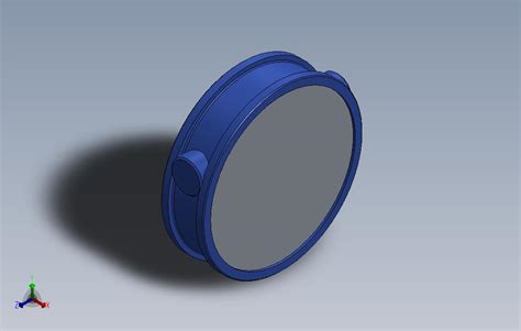 对夹式止回阀H77X 10 150DN1200 SOLIDWORKS 2015 模型图纸下载 懒石网