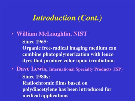 Ppt Radiochromic Film Dosimetry Powerpoint Presentation Free Download Id2972917