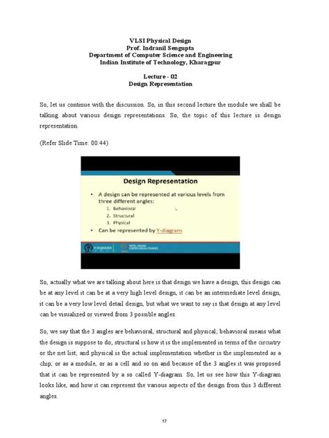 vlsi physical design prof indranil sengupta department of computer science and engineering