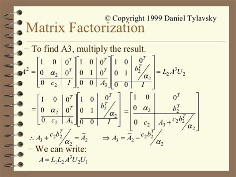 Matrix Factorization