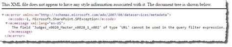 Filter Url Type Column Using Rest Api And Caml In Sharepoint 2013
