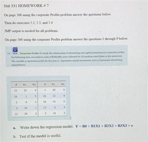 Solved Stat 331 Homework 7 On Page 566 Using The Corporate