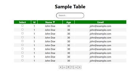 Github Varun Chowdary Vreactjs Table Table Component In Reactjs