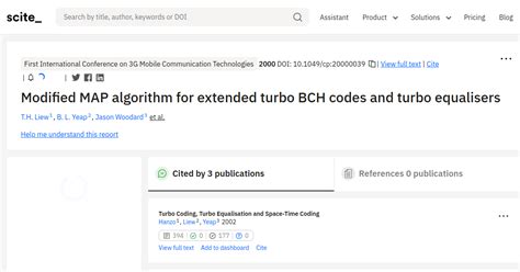Modified Map Algorithm For Extended Turbo Bch Codes And Turbo