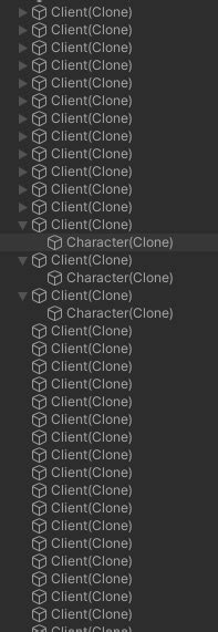 Several Client Connections At The Same Time Wont Perform Certain Code · Issue 2014 · Unity
