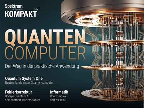 Spektrum Kompakt Quantencomputer Praxis Spektrum Der Wissenschaft