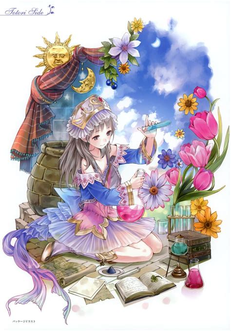 Mel Kishida Gust Atelier Rorona And Totori Art Book Atelier Totori