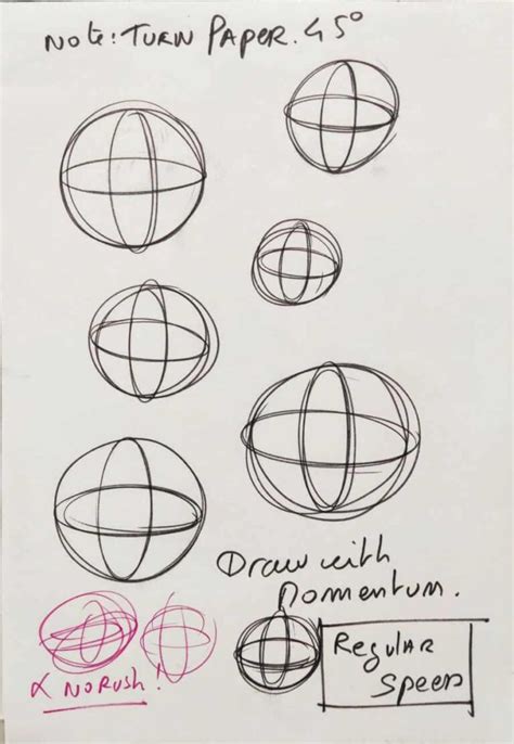 How To Draw A Sphere In 3 Seconds Product Designer Technique THE DESIGN SKETCHBOOK