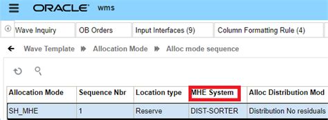 Mhe In Waves Allocation Mode Sequence