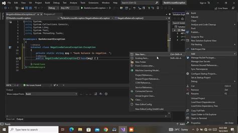 creating own exceptions youtube