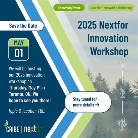 Cribe Centre For Research And Innovation In The Bio Economy On Linkedin Nextfor Forestinnovation
