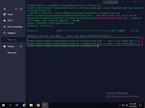 How To Install Nextcloud On A Server From Firstbyte Firstbyte Vds Vps Cloud Hosting Isp