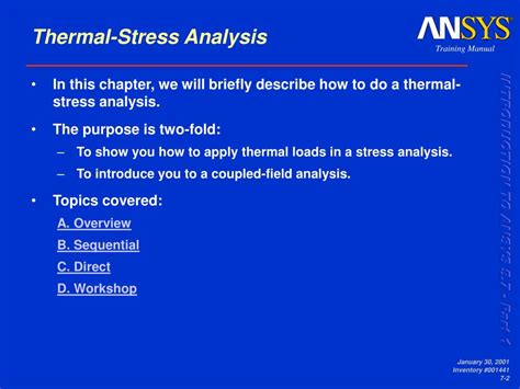 PPT Thermal Stress Analysis PowerPoint Presentation Free Download ID