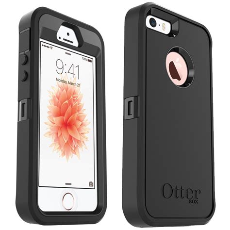 Otterbox Defender Case For Apple Iphone S Se St Gen Black