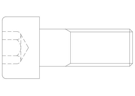 Shcs Parametric Block Cadbull