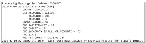 Step 3 Process Mapping Rules