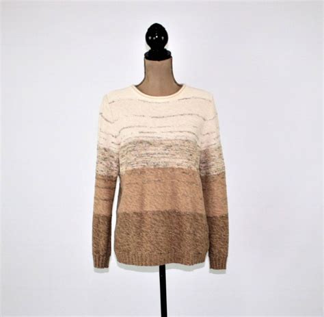 Liz Claiborne Cotton Pullover Sweater Women Medium Casual Etsy