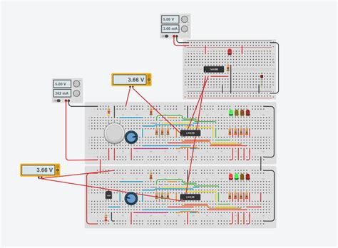 Comparator Tinkercad Lm339 Outputs To Be Used In Logic Gates But I Cannot Get It To Work