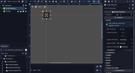 Make Inventory System In Godot Gameidea