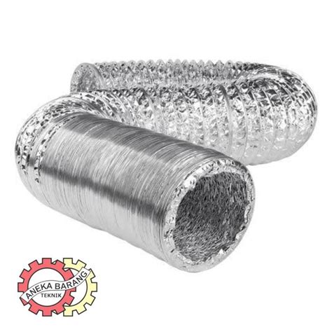 Jual Flexible Ducting Alumunium Hose Exhaust Fan Panjang 5 Meter 4 Inch 5 Meter Jakarta