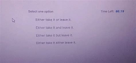 Select One Option Time Loft 80 19 Either Take StudyX