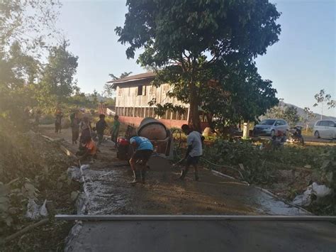ရှမ်းရွာသစ်မြို့ မဲသမူးကျေးရွာအုပ်စု၊ မဲကတောခီးကျေးရွာ၌ ရွာတွင်းကွန်ကရစ်လမ်းခင်းခြင်း လုပ်ငန်း