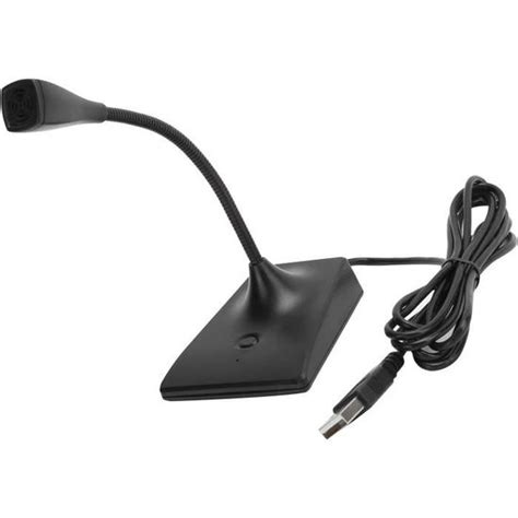 Microphone De Bureau Usb Adc Anti Bruit Support Usb Universel Mini Microphone De Bureau De