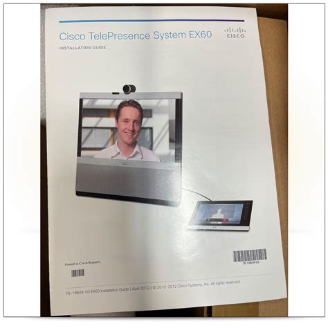 Cisco Cts Ex60 K9 Telepresence Monitor Cts Ctrl Dv8 Controller With Cables