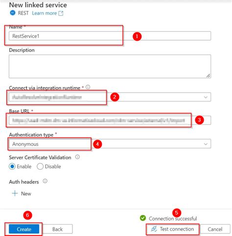 Unable To Configure Rest Api As A Linked Service In Azure Data Factory Stack Overflow