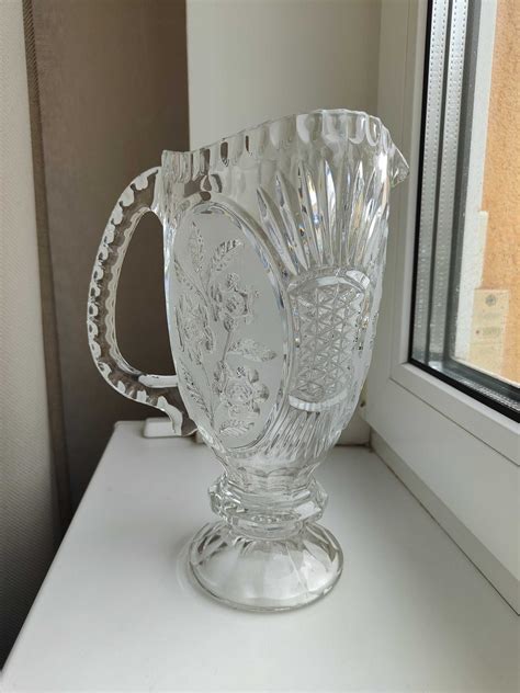 Кришталева кувшин графін Kristal Zajecar ваза 1 040 грн Колекціонування Київ на Olx