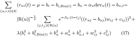 论文笔记：collaborative Filtering With Temporal Dynamicstimesvd论文 Csdn博客