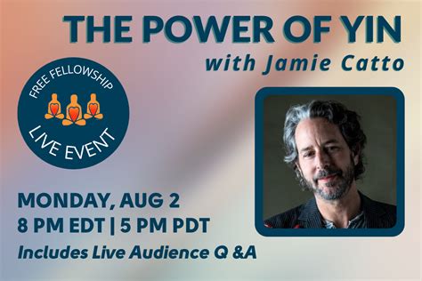 The Power Of Yin A Live Event With Jamie Catto • Ram Dass