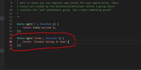 Tutorial Laravel Cara Membuat Route 3