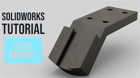 Solidworks Tutorial 64 Guide Bracket Youtube