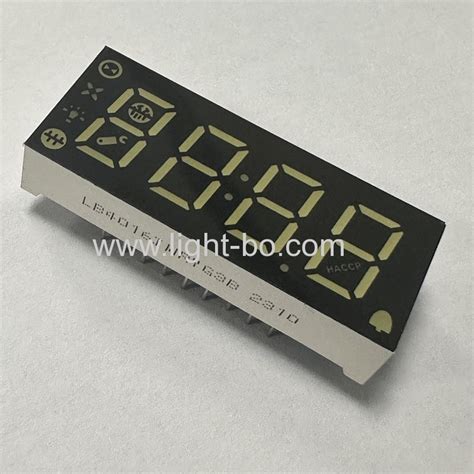 Multicolour 4 Digit 7 Segment Led Display Common Anode For Refrigerator Controller Manufacturers
