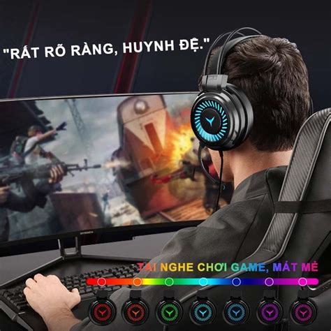 Tai Nghe Ch P Tai Gaming Gi L P C Mic M U Bh N M I Led Rgb Cho M Y T Nh Laptop