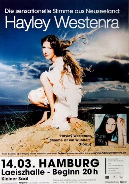 Westenra Hayley 2003 Plakat In Concert Tour Poster Hamburg
