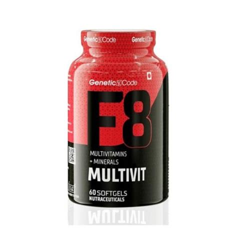 Genetic Code F8 Multivitamin 60 Softgels Jolly Nutrition