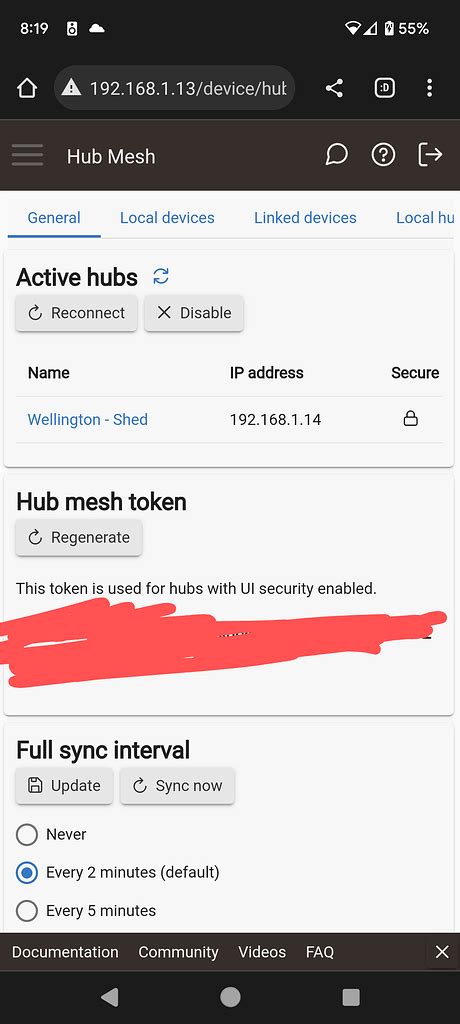 Hub Mesh Keeps Dropping Out 🛎️ Get Help Hubitat