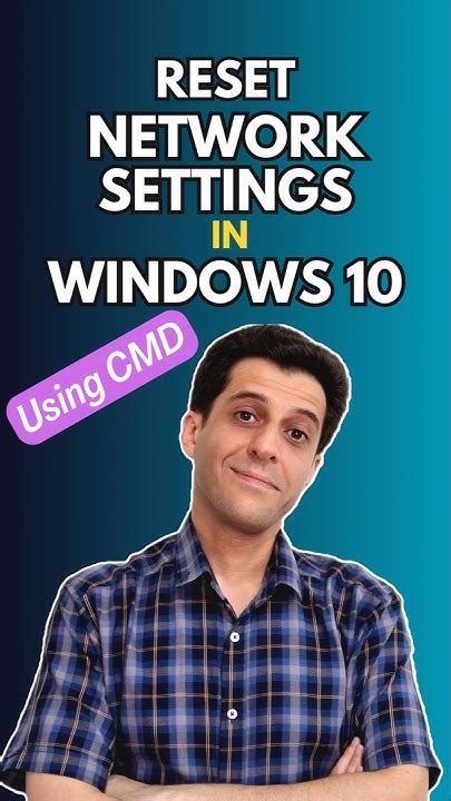 How To Reset Network Settings On Windows 10 Using Cmd Windows10 Youtube