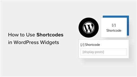 How To Use Shortcodes In Your WordPress Sidebar Widgets Syndicate