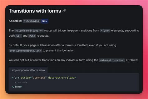 Htmx Forms And Astro View Transitions