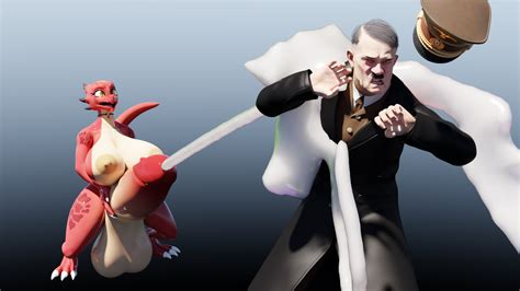 Rule 34 16 9 3 Toes 3d Adolf Hitler Anthro Balls Barefoot Big Balls