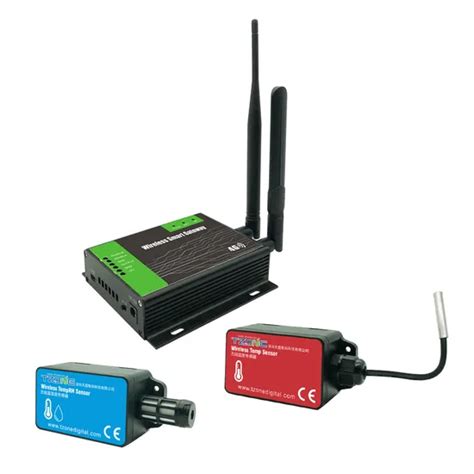 Wireless Temperature Sensor With 4g Iot Gateway For Temperature