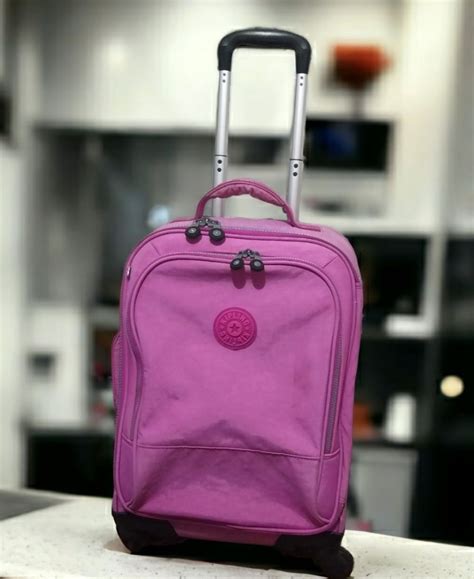 Mala Kipling Rosa Rodinha 360° Mala Kipling Usado 91995566 Enjoei