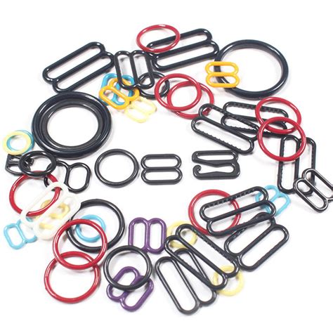 Recyclable Sustainable Accessories Plastic Ring And Slider Rectangle 8