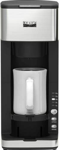 Bella Pro Series Dual Brew Single Serve Coffee Maker Stainless