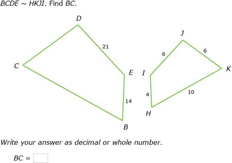 IXL Side Lengths In Similar Figures Geometry Practice